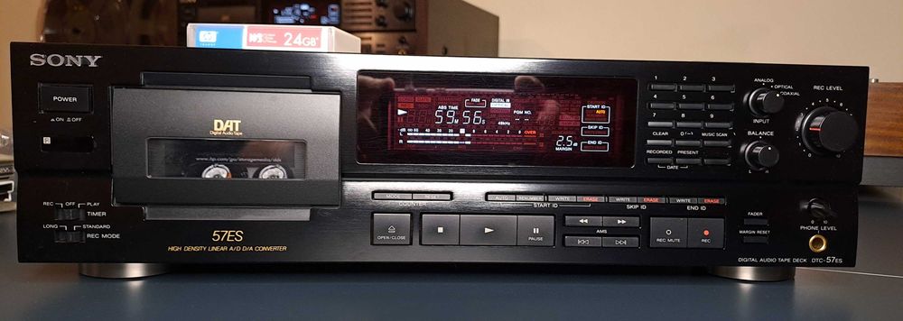 Magnetofon cyfrowy DAT Sony DTC-57ES Białystok Bacieczki • OLX.pl