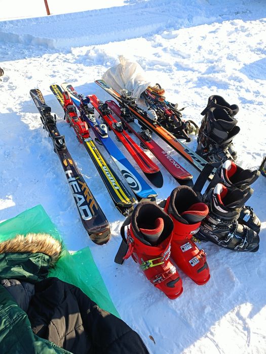 Sprzedam narty używane i buty Chybice • OLX.pl