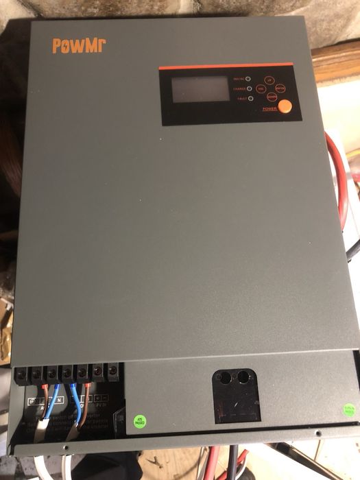 Гибридный солнечный инвертор PowMr POW-HVM5.5K-48V-Parallel: 23 242 грн. - Перетворювачі напруги ...