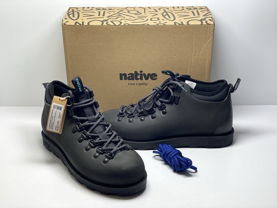 42.5-27см ОРИГІНАЛ 100% Ботинки NATIVE FITZSIMMONS BLACK 311068481019: ...