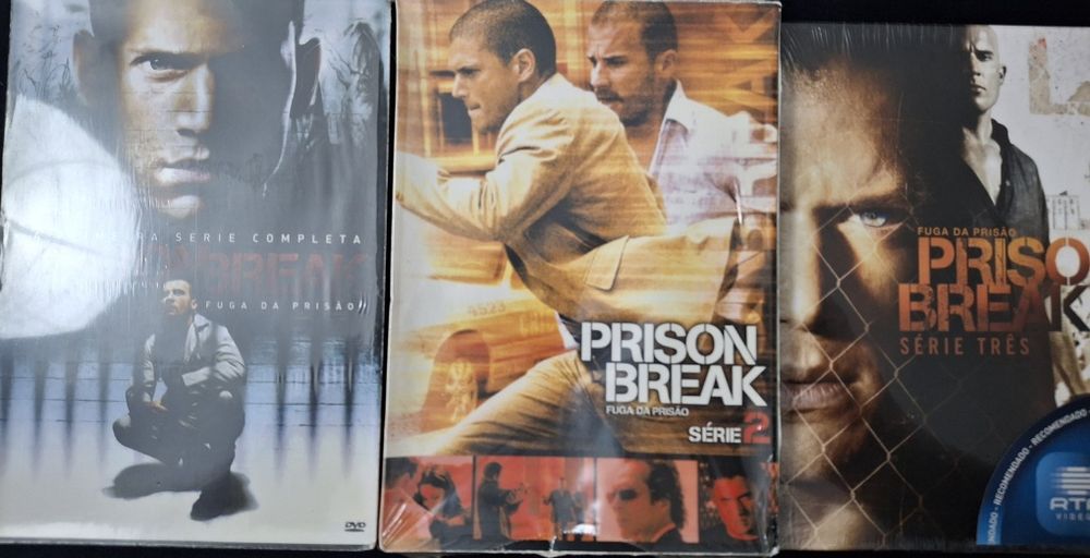 DVD Prison Break séries 1-2 e 3 Amora • OLX.pt