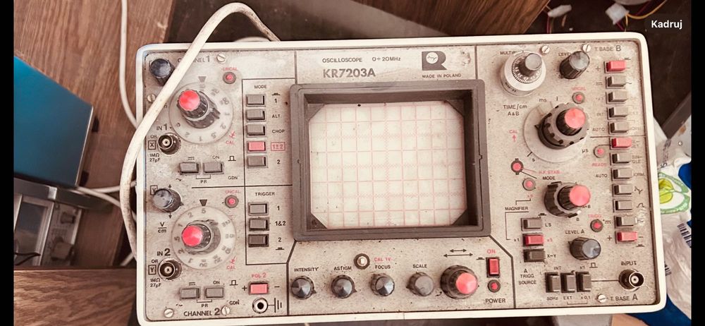 Oscyloskop KR 7203 A. Radiotechnika z epoki prl Bydgoszcz • OLX.pl