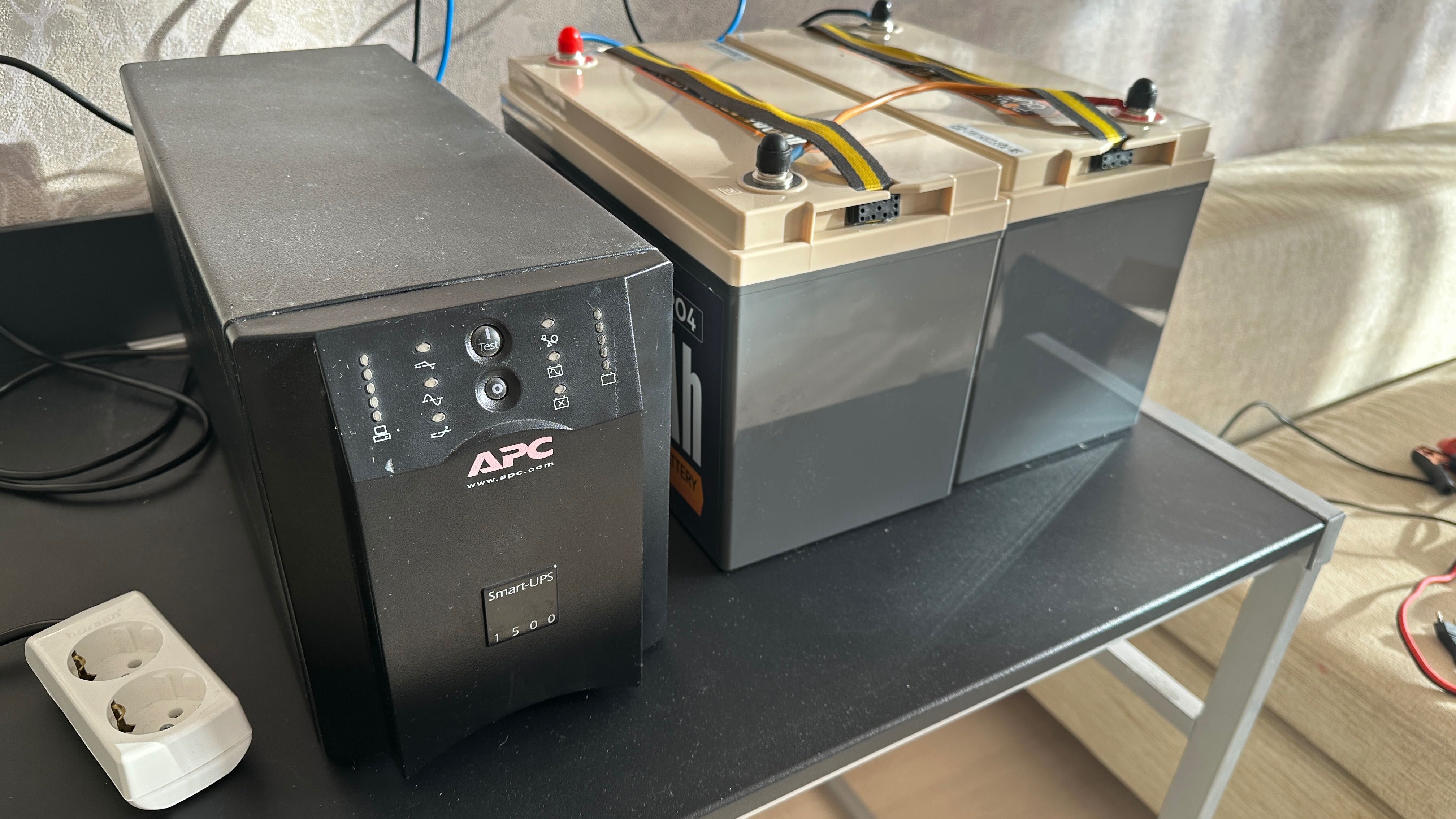 Бесперебойник APC 1500 + новые батареи LiFePo4 2х100Ah - 2.5кВт: 47 500 ...