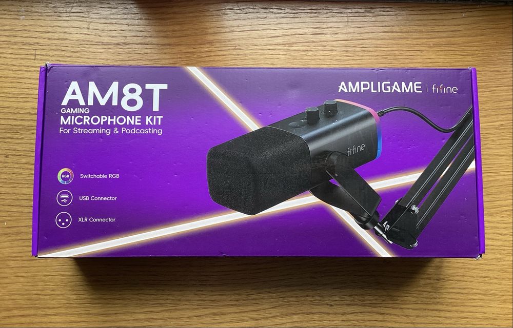 Новый микрофон FIFINE A8 и AM8T с пантографом игровой RGB Ampligame: 1 ...