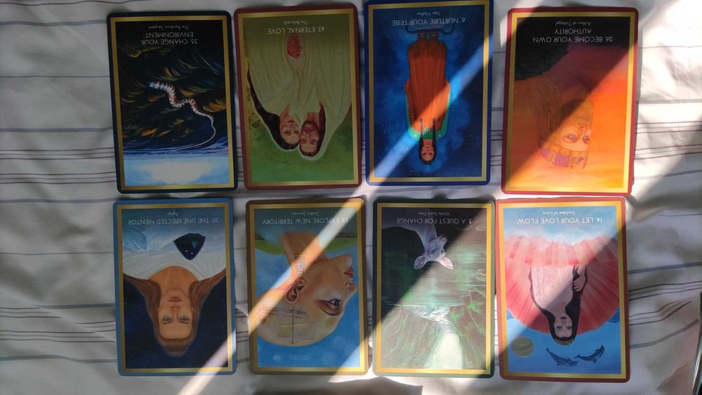 Karty do wróżenia Oracle Transcendent Journeys English Szczecin Centrum • OLX.pl