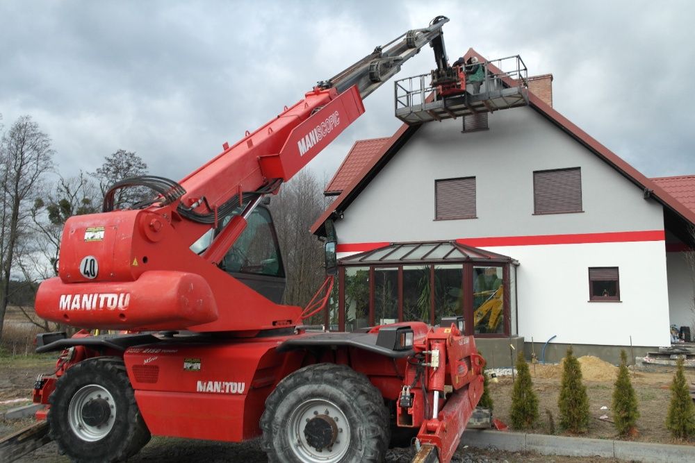 Manitou Merlo ładowarka obrotowa ładowarka teleskopowa dźwig wynajem ...