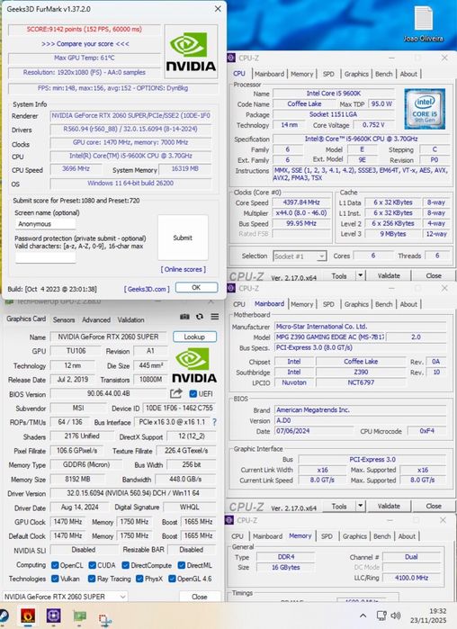 Pc gamer I5-9600K | RTX 2060 Super | 16GB Rio de Mouro • OLX.pt