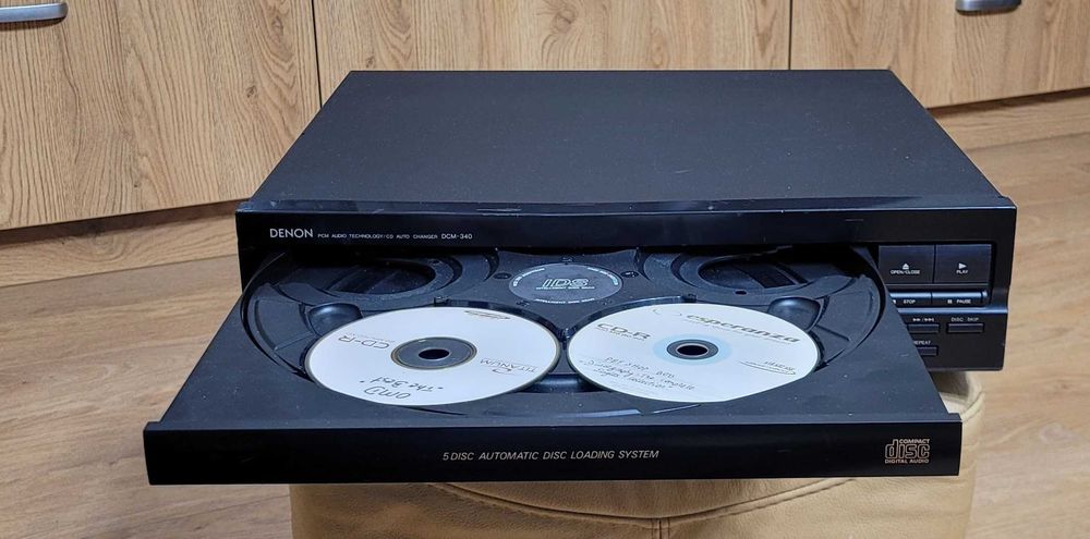 Denon DCM-340 odtwarzacz cd zmieniarka z pilotem Zalesie Golczowskie ...