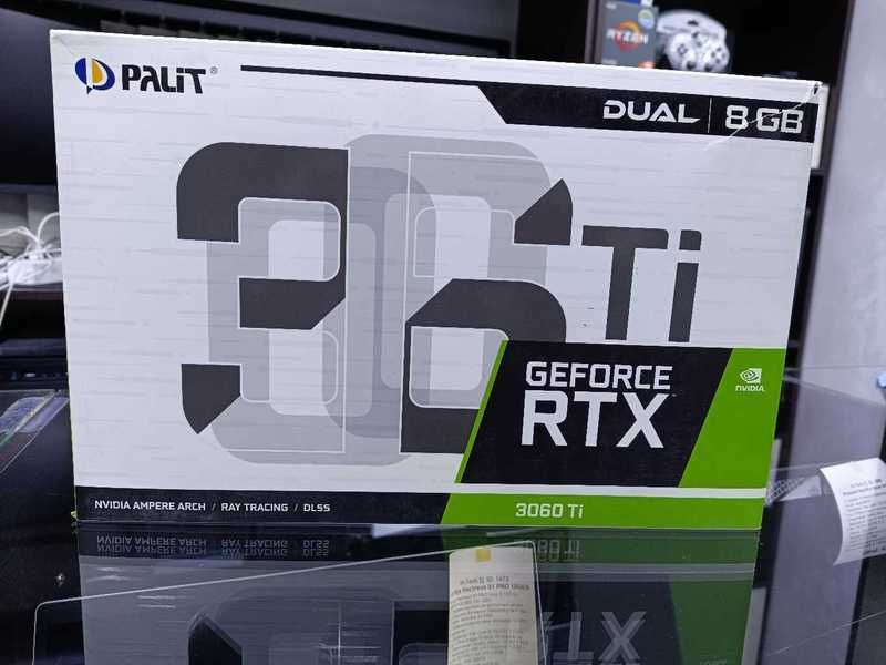 Відеокарта Palit PCI-Ex GeForce RTX 3060 Ti Dual OC LHR 8GB (256bit): 10 500 грн. - Комплектуючі ...