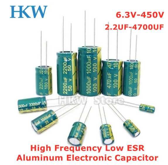 Компьютерные электролит. конденсаторы с низким ESR (низкий импеданс): 9 ...