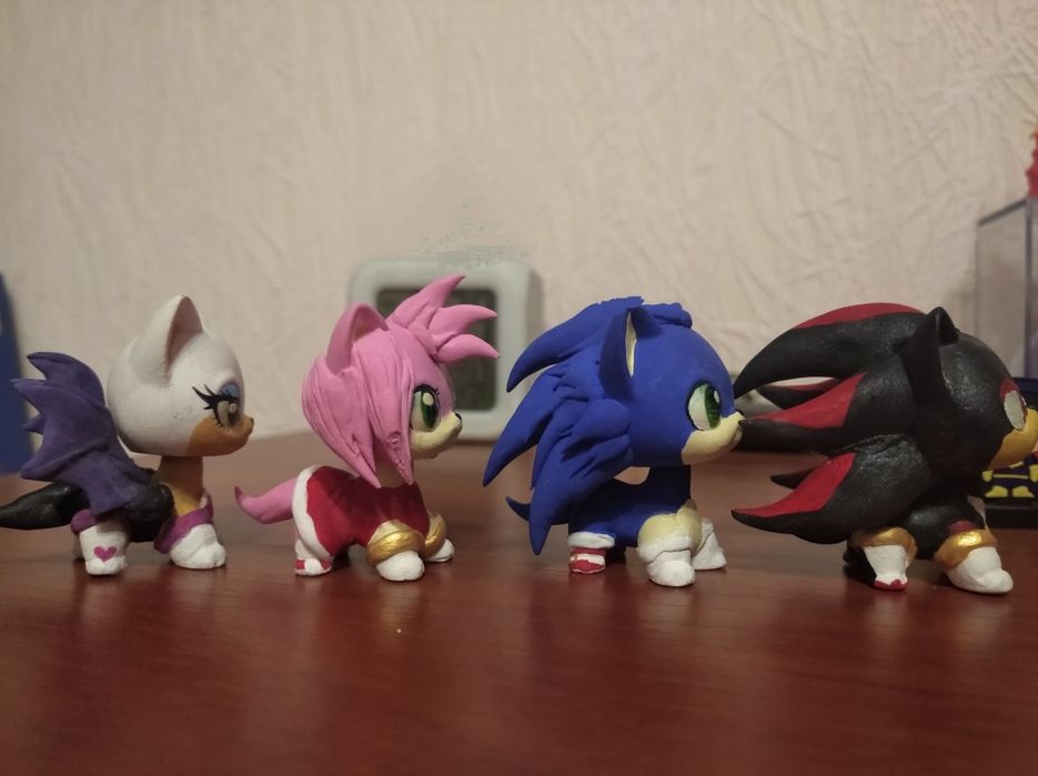 LPS стоячки ООАК, Sonic the Hedgehog, Соник: 500 грн. - Колекціонування ...