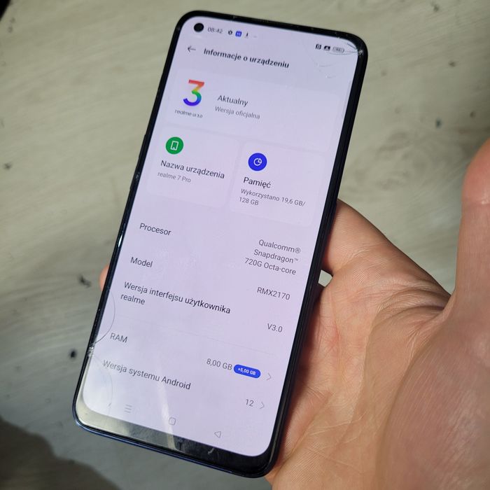Realmi 7 pro 8+5 ram /128 własną pamięć beż targow Białystok Antoniuk ...