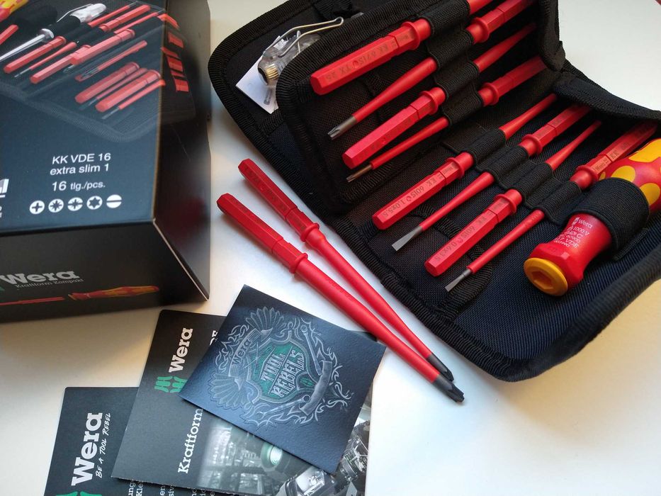 Набор Wera KK VDE extra slim 16 / W1 / Wiha Liftup / Knipex 1396200: 1 900 грн. - Ручний ...