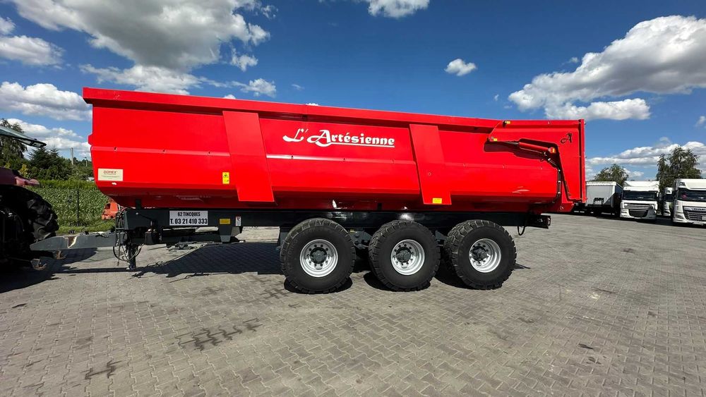 Przyczepa skorupowa rolnicza budowla 24 T 3 ośka Świdry • OLX.pl