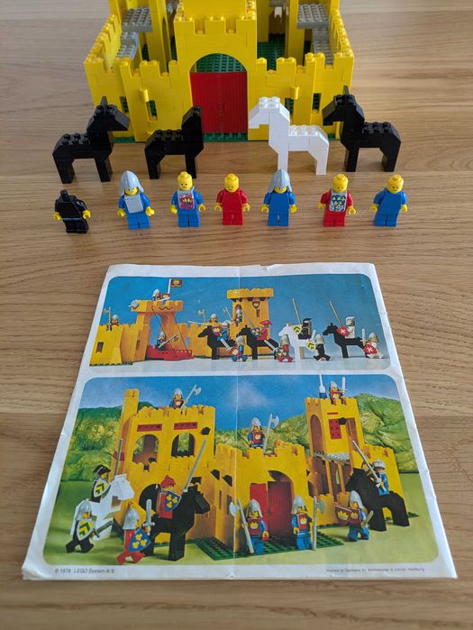 Lego Castle yellow 375 vintage instrukcja PRL Kraków Podgórze • OLX.pl