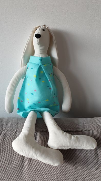 Tilda lalka królik przytulanka duża hand-ma rękodzieło de Warszawa Bemowo • OLX.pl