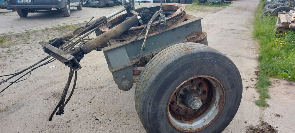 WÓZEK DOLLY naczepa transport holowanie obrotnica kraniec Mińsk ...