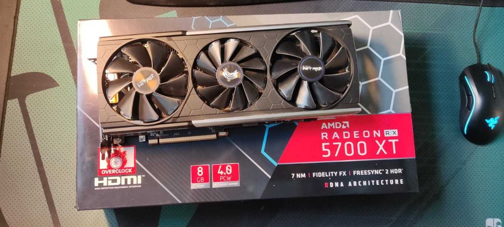 Sapphire Nitro+ AMD RX5700 XT 8GB: 4 999 грн. - Комплектуючі та аксесуари Дніпро на Olx