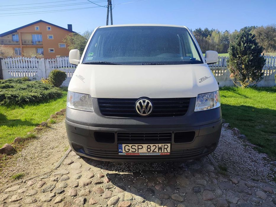 VW Transporter T5 1.9 TDI 2006r 8-osobowy mały przebieg klima Rutki-Kossaki • OLX.pl