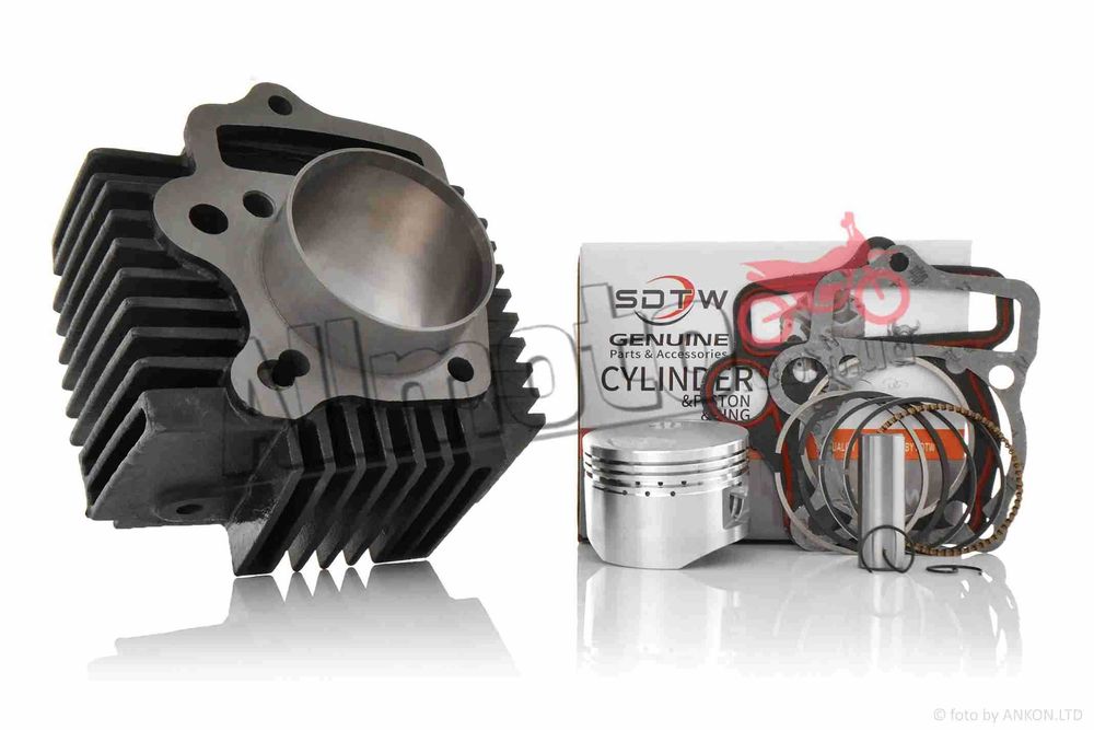 Цилиндр комплект питбайк 125сс 140cc ЦПГ поршень Geon Viper Kayo yzf: 1 ...