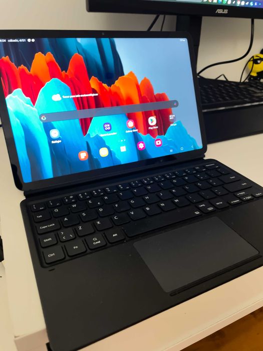 Tablet SAMSUNG Galaxy Tab S7 - 11' - 128 GB - 6 GB RAM - Wi-Fi - Preto ...