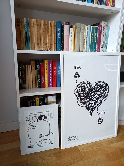 Plakat Magdy Danaj Porysunki „Budzik” Gdańsk Siedlce • OLX.pl