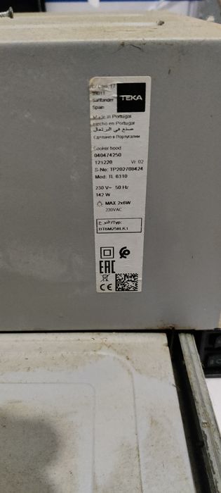 Exaustor TEKA TL 6310 S (339 m3/h - 60 cm - Inox) Cacém E São Marcos ...