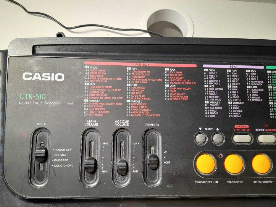 Keyboard Casio CTK-510 Wrocław Fabryczna • OLX.pl