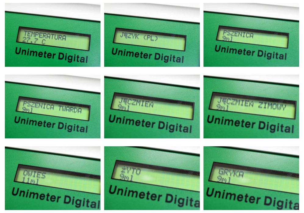 Wilgotnościomierz do zboża Unimeter Digital (rzepaku, zbóż, kramp ...