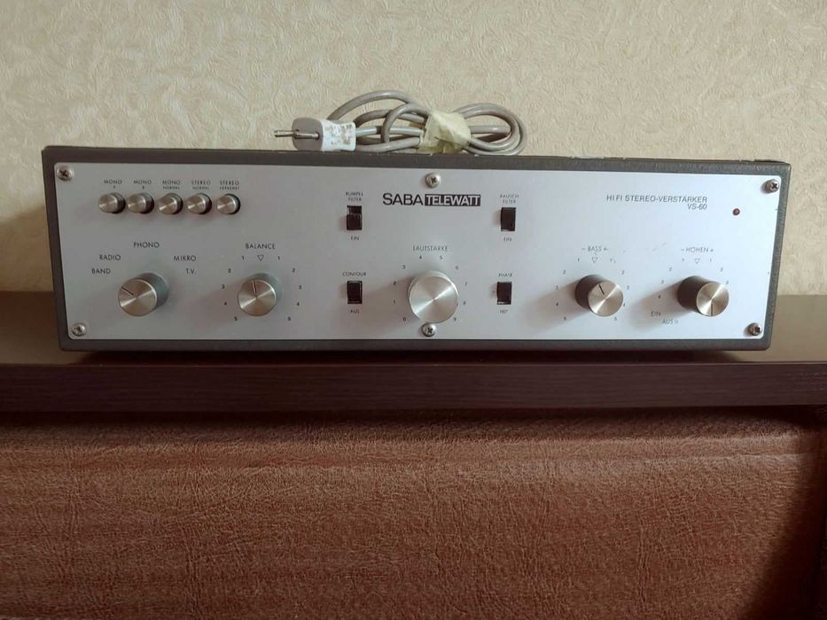 Ламповий підсилювач Saba Telewatt vs 60: 23 000 грн. - Підсилювачі / ресивери Дніпро на Olx