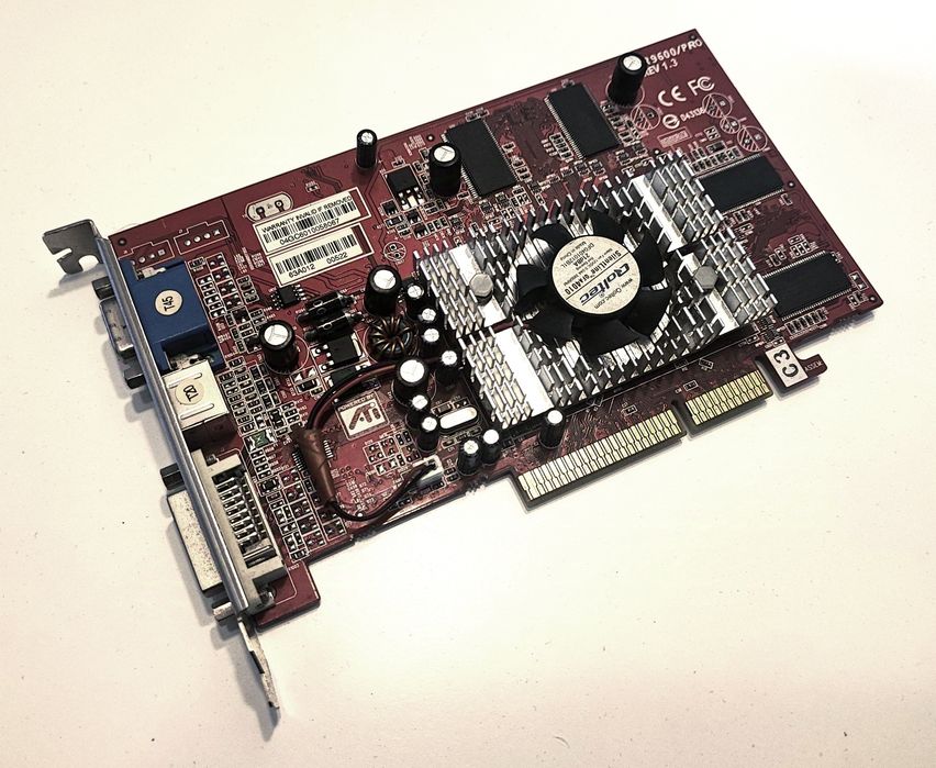 RETRO Karta graficzna GeCube ATi Radeon 9600 (Pro) 128MB/128-bit AGP Piaseczno • OLX.pl