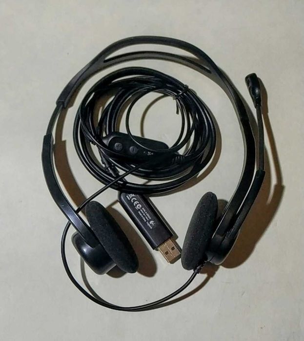 Наушники Logitech PC-960 с микрофоном: 531 грн. - Навушники та аксесуари Харків на Olx