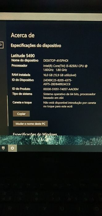 Laptop Dell Latitude 5490 Eiras E São Paulo De Frades • OLX.pt