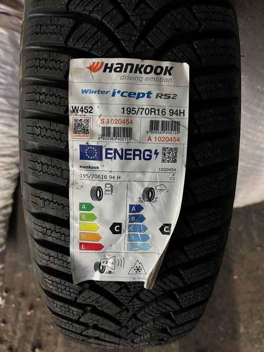 Продам зимову шину Hankook Winter I*cept RS2 W452 195/70 R16 94H: 6 000 грн. - Автошини Київ на Olx