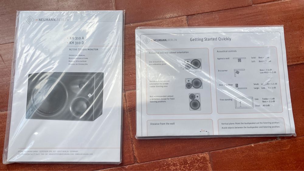 Neumann KH310 (Par Calibrado na Fabrica) Duas Colunas Audiofilas ...