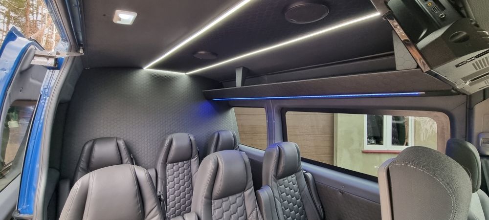 Fotele homologacja zabudowa busa brygadówka Master Sprinter Man Boxer ...