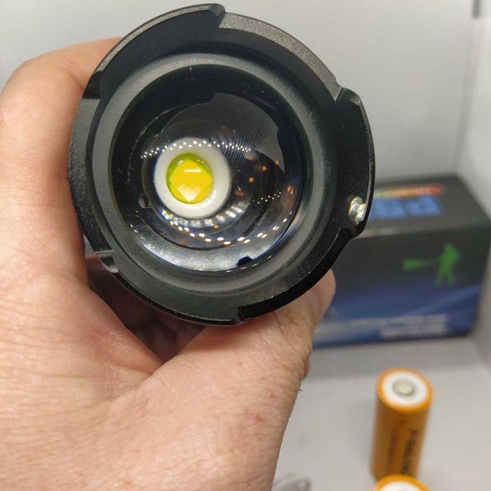 Купить Фонарик аккумуляторный, ручной, металлический, тактический. Топ ...