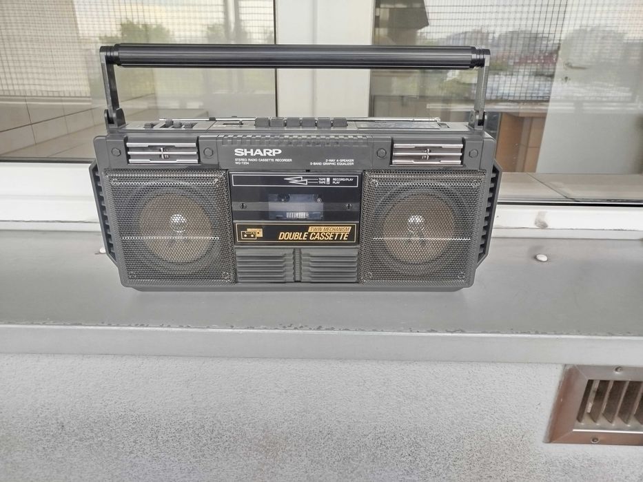 Magnetofon Sharp 1988 rok wq 234 Kraków Krowodrza • OLX.pl