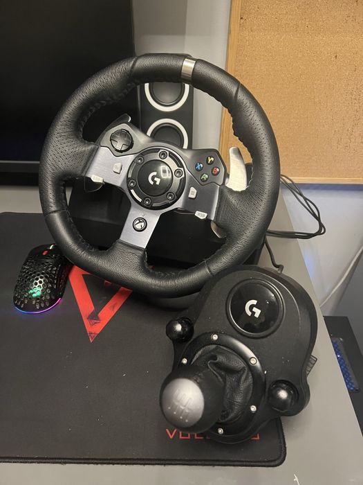 Kierownica logitech g920 + shifter Szczecin Bukowo • OLX.pl