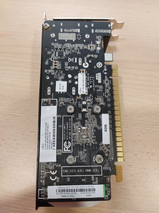 Відео карта NVIDIA GeForce GTX 745 2gb LP GDDR3 DVI DP DP: 915 грн ...