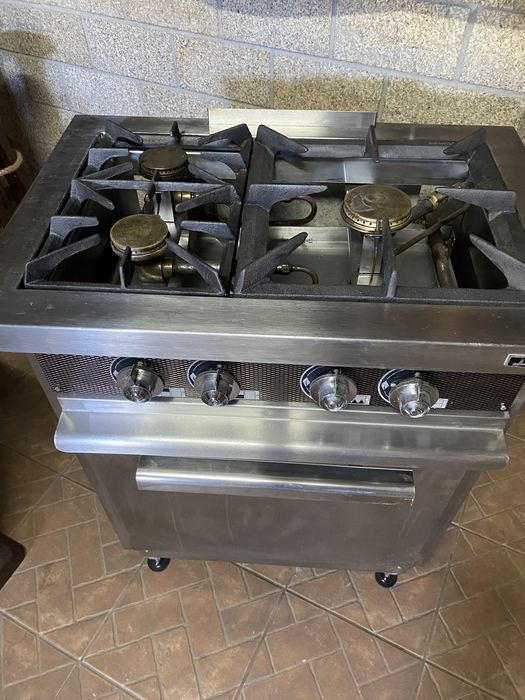 Fogão Gás com forno industrial junex Viseu • OLX Portugal