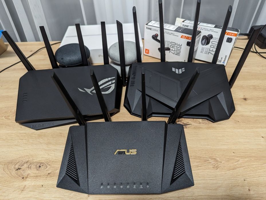 Маршутизатори ASUS RT-AX58U V2 TUF-AX5400 strix GS-AX3000 wifi 6 mesh ...
