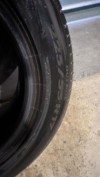 Летние Pirelli 225/55 r17 75% остаток: 900 грн. - Автошини Кривий Ріг на Olx