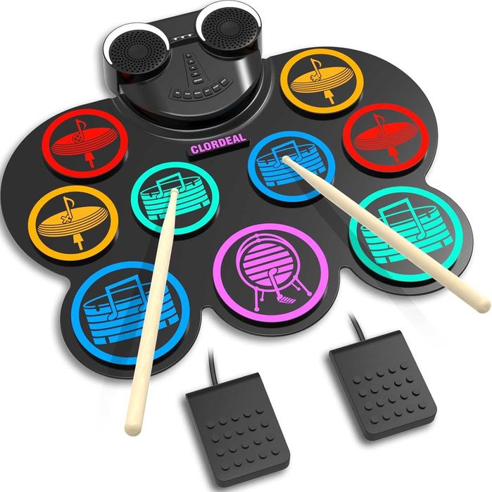 Przenośna Perkusja Elektryczna Zwijana Drum Pad + Pałeczki Piaseczno ...