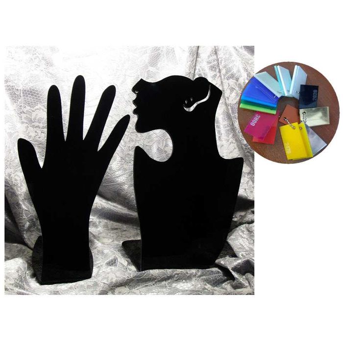 Манекен подставка под украшения бижутерию бюст рука акрил прикраси: 140 ...