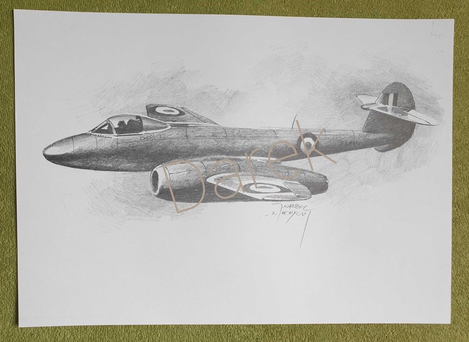 Gloster Meteor Mk III Fly Model nr 87 Szczecin Krzekowo • OLX.pl
