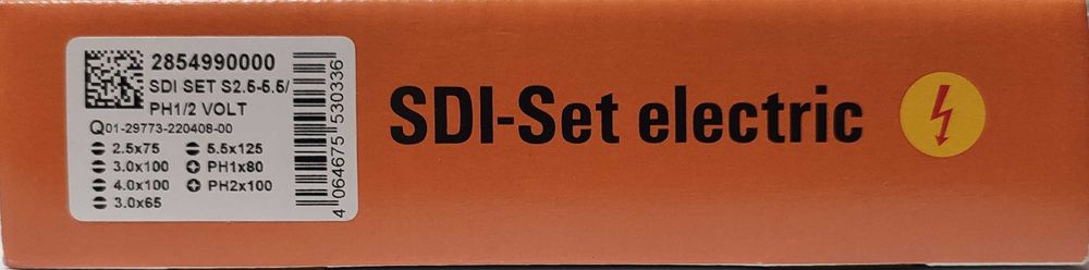 Набор отверток Weidmuller SDI SET S2.5-5.5/PH1/2 VOLT (2854990000): 1 ...