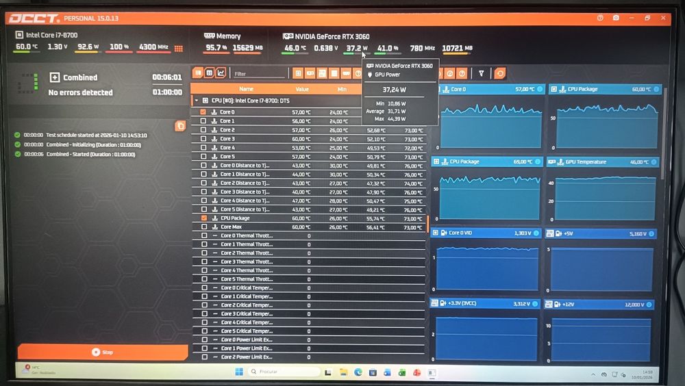 PC Gaming I7/RTX 3060/Win11 - Ver Descrição Parque das Nações • OLX.pt