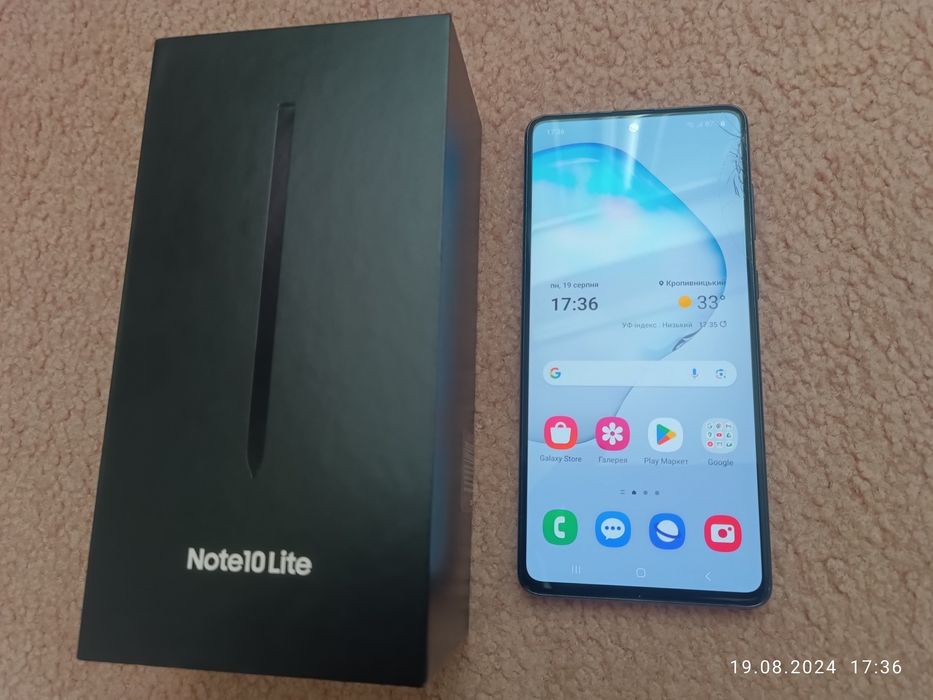 Samsung Note 10 lite, 6/128.: 3 350 грн. - Мобільні телефони / смартфони Єрки на Olx