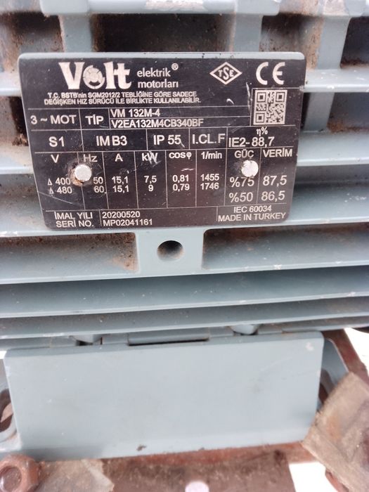 Silnik elektr.7,5 kw Kościeniewicze • OLX.pl